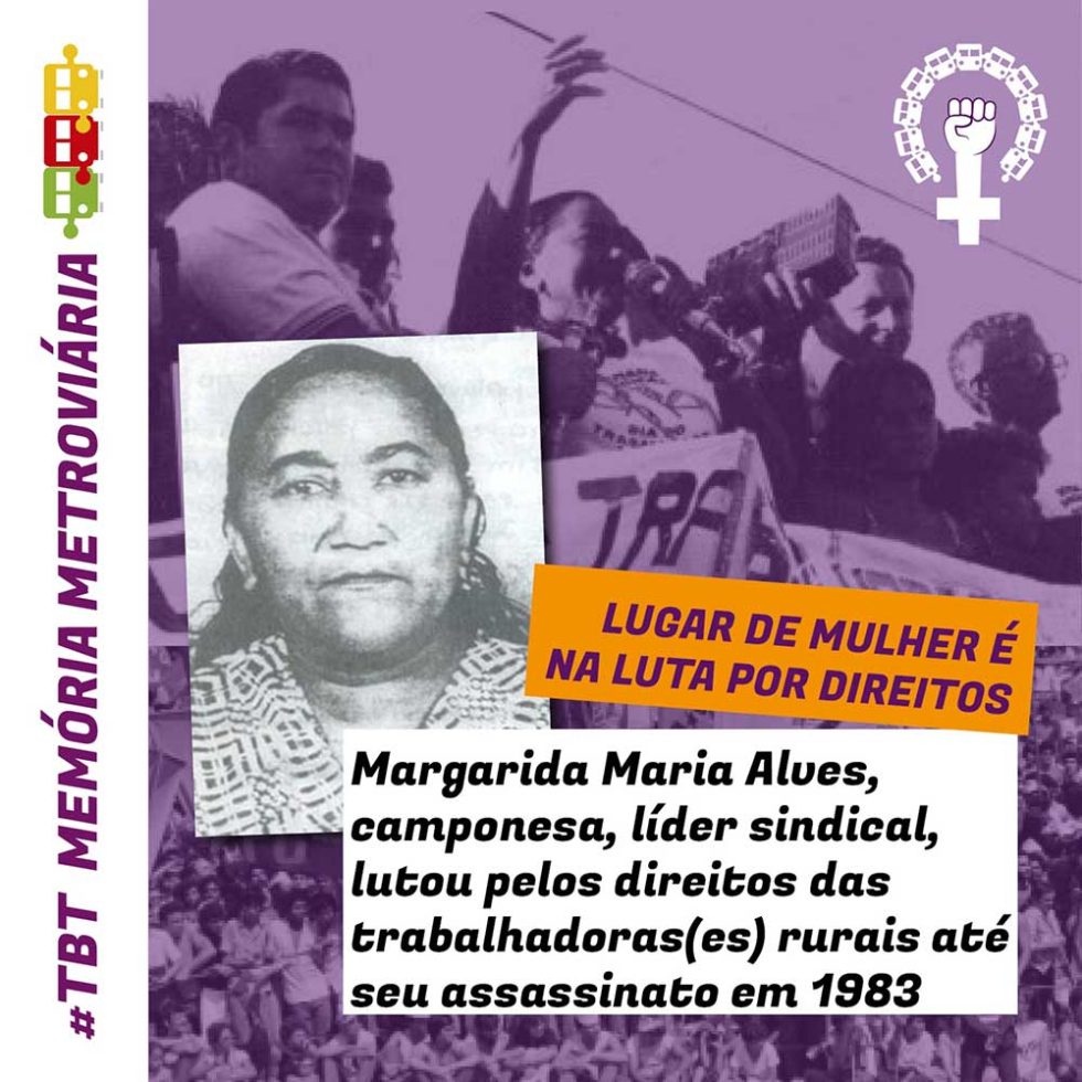 MARGARIDA MARIA ALVES, CAMPONESA, LÍDER SINDICAL, LUTOU PELOS DIREITOS ...